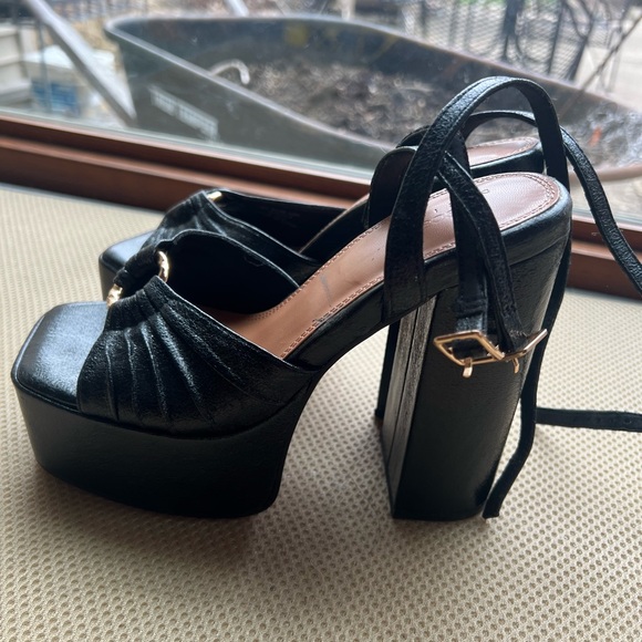 Shoes | Elegant Black Platform Heels | Poshmark